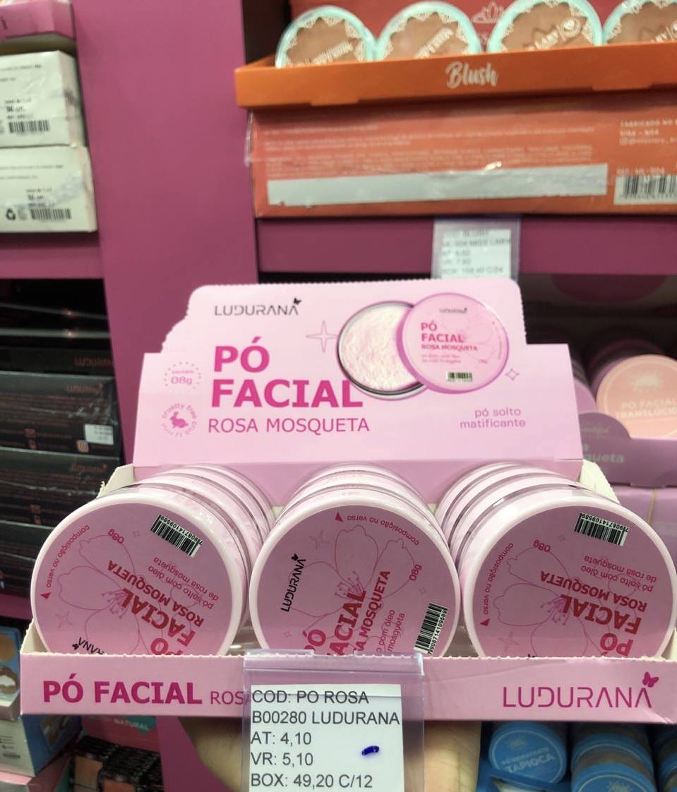 Pó Facial Rosa Mosqueta – Direto da 25