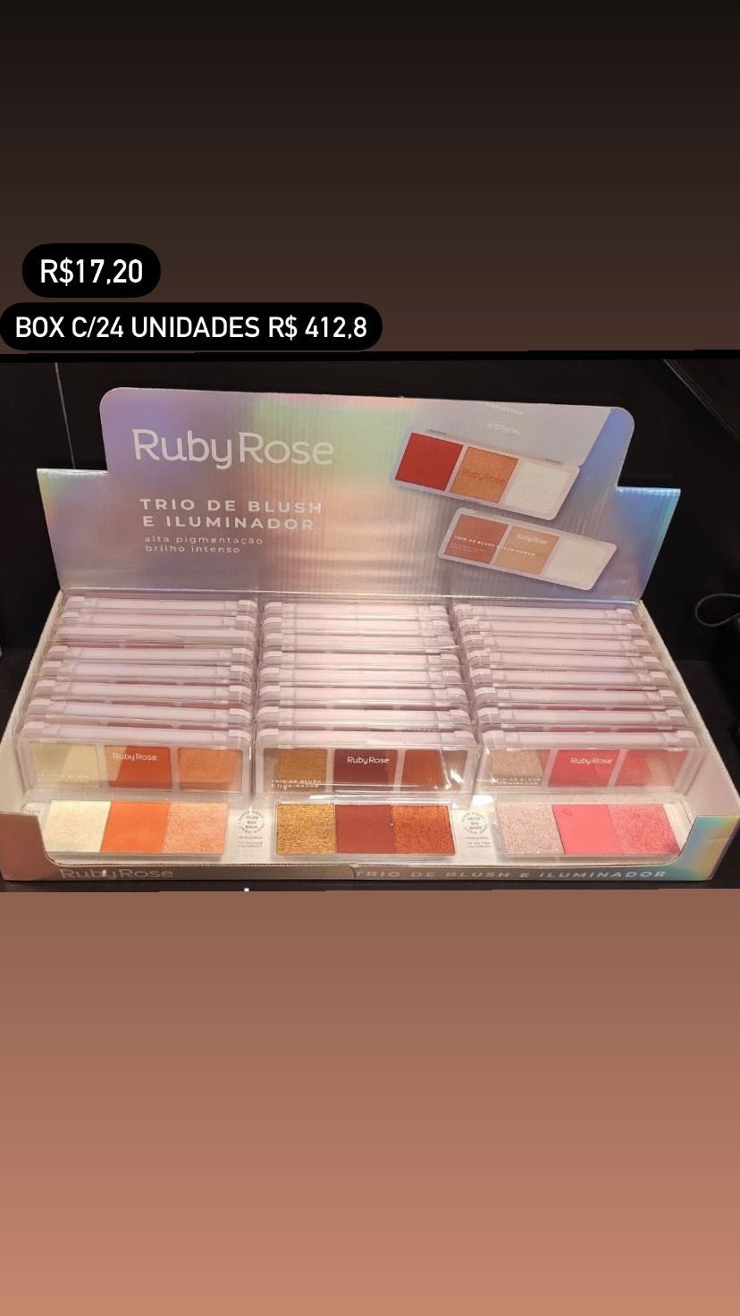 RUBYROSE TRIO DE BLUSH – Direto da 25