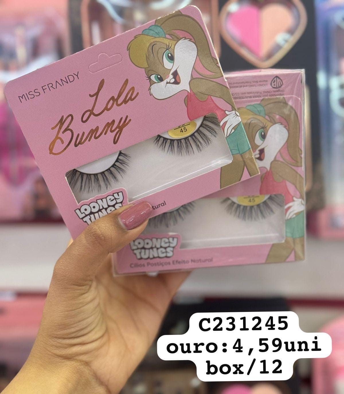 Cílios Lola Bunny Miss Frandy 45 – Direto da 25