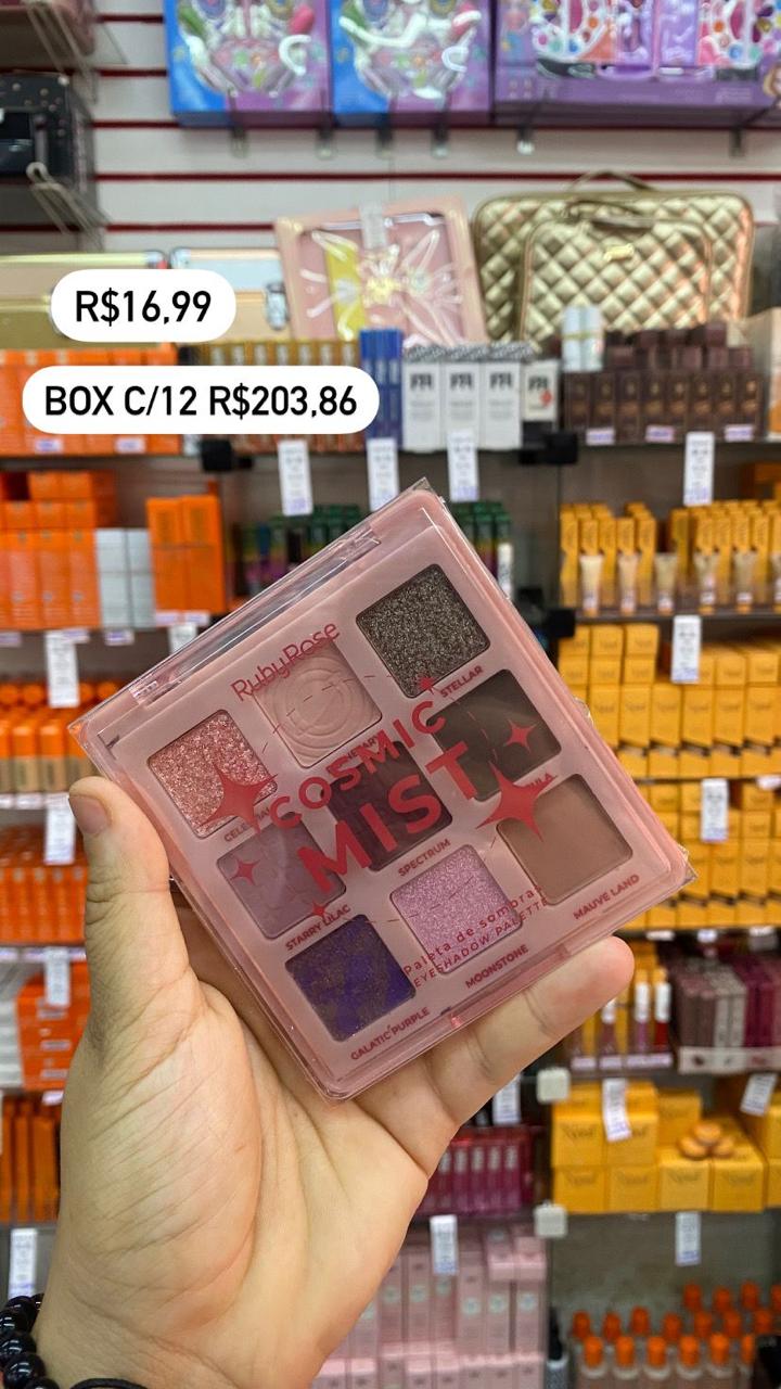 Paleta de Sombra Cosmic Mist Ruby Rose – Direto da 25
