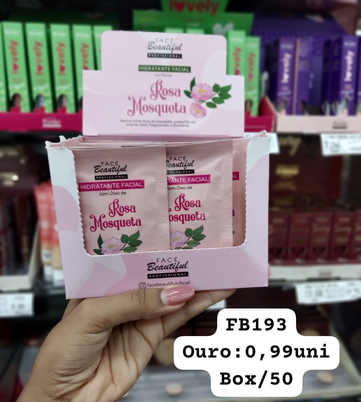 Máscara Facial Rosa Mosqueta Facebeautiful – Direto da 25