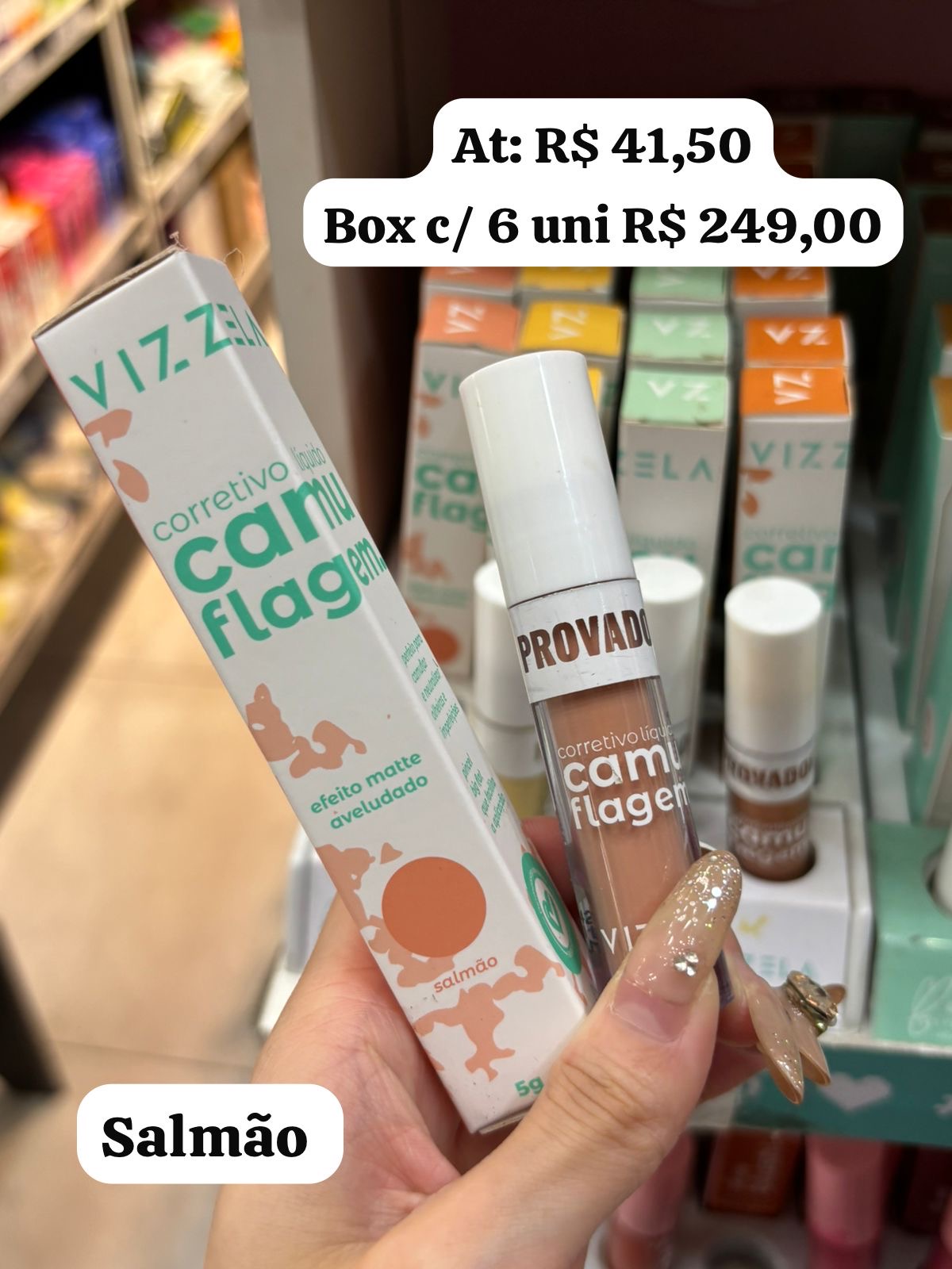 Corretivo Camuflagem Laranja Vizzela – Direto da 25