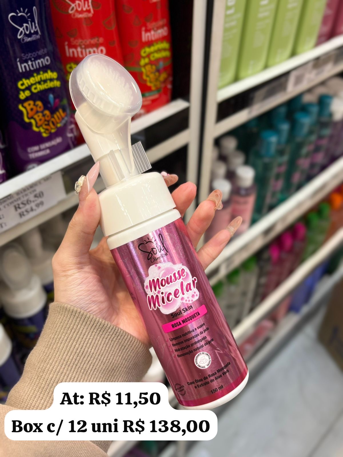 Mousse Micelar Rosa Mosqueta Soul – Direto da 25